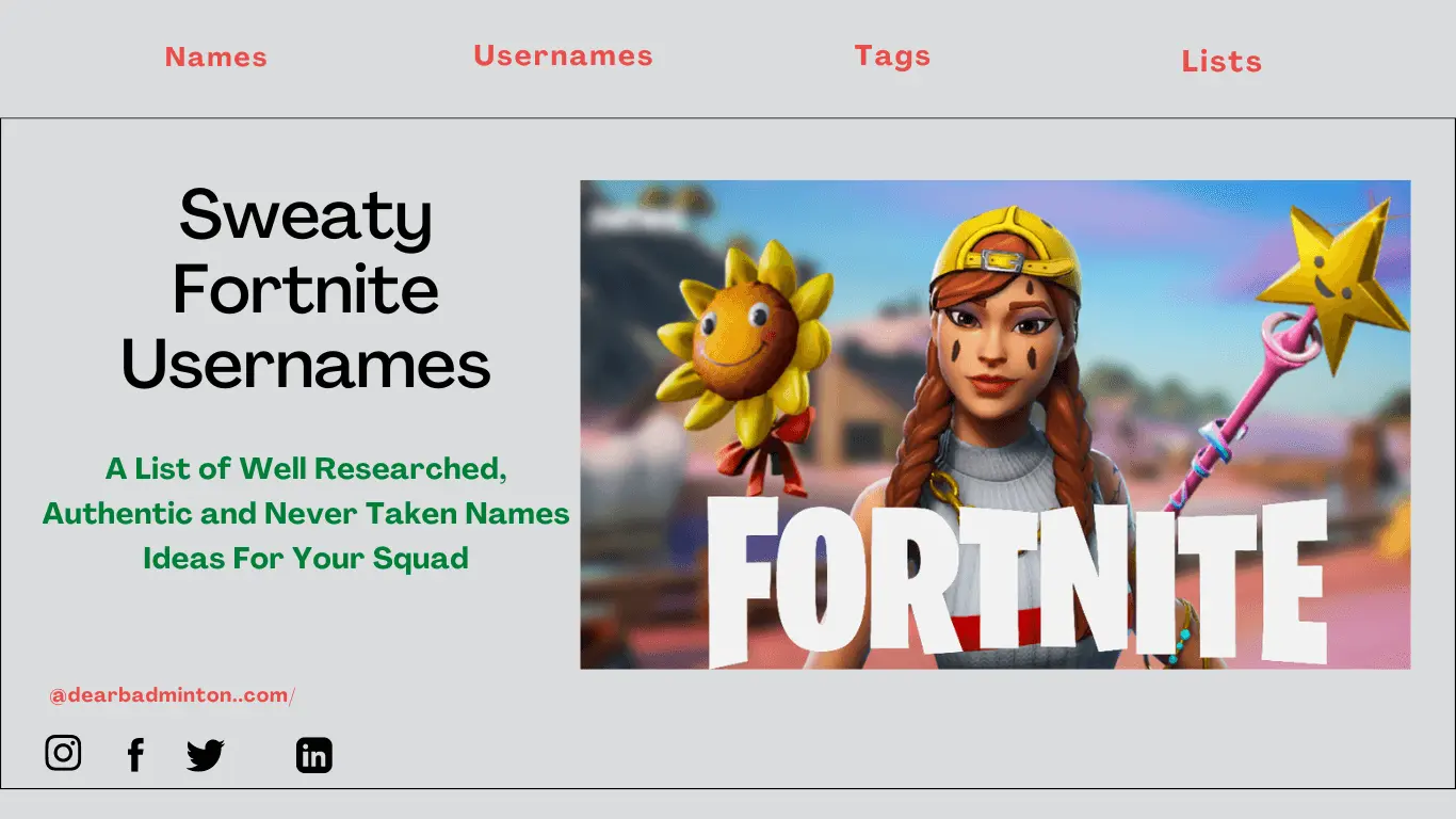 Sweaty Fortnite Usernames OG PS4 Clan Names Gamertags List 2023 Sweaty Fortnite Usernames OG PS4 Clan Names Gamertags List 2023